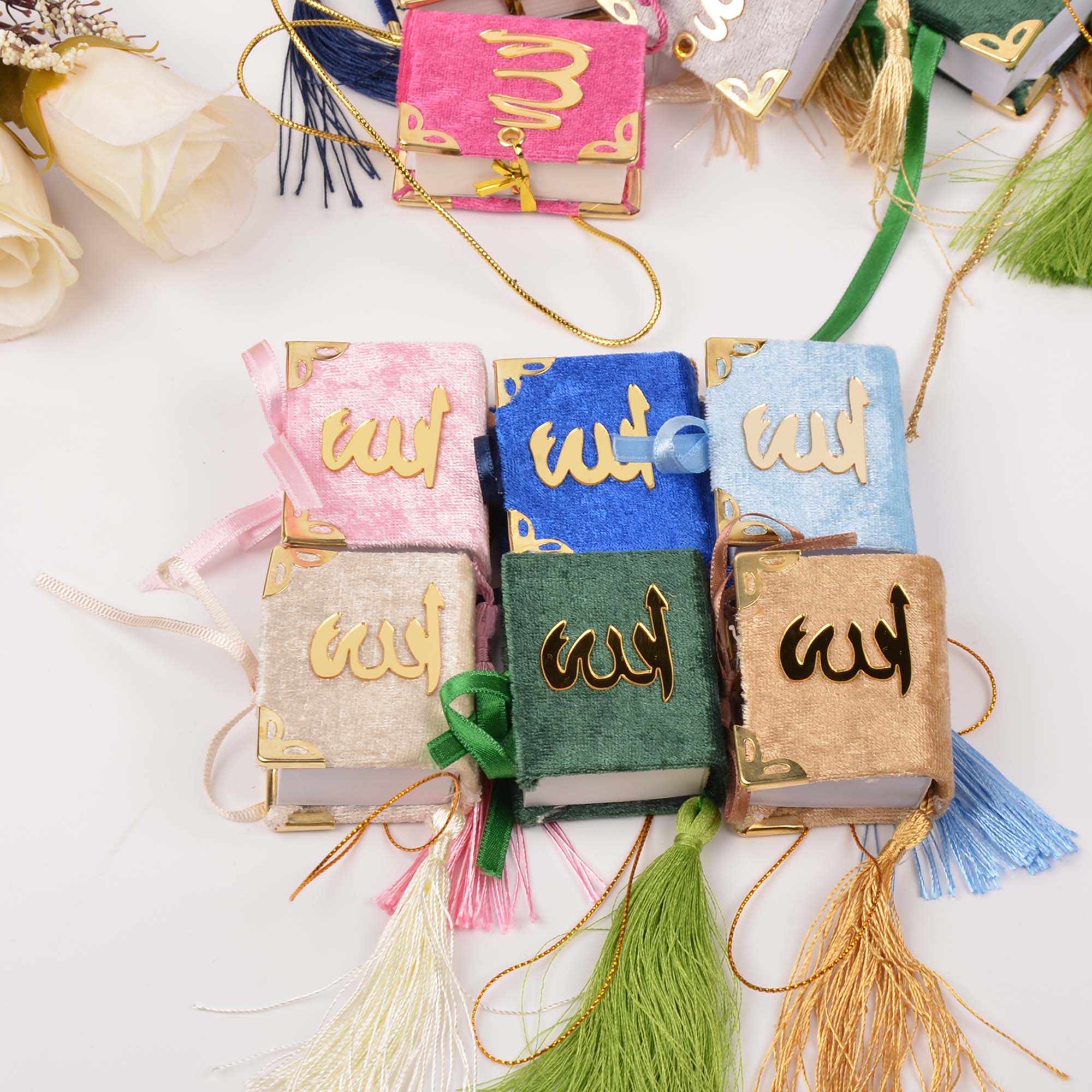 Mini Quran Book Gift Sets - Arabic Hajj Favors Car Hanging Quran Islam
